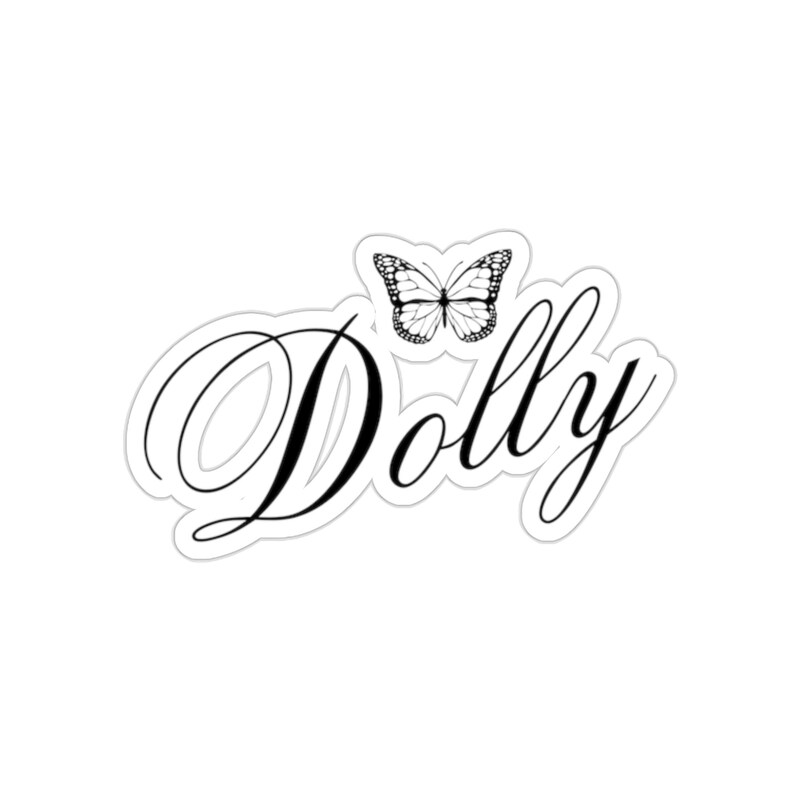 DOLLY Kiss-cut Stickers Butterfly Parton Country Music - Etsy