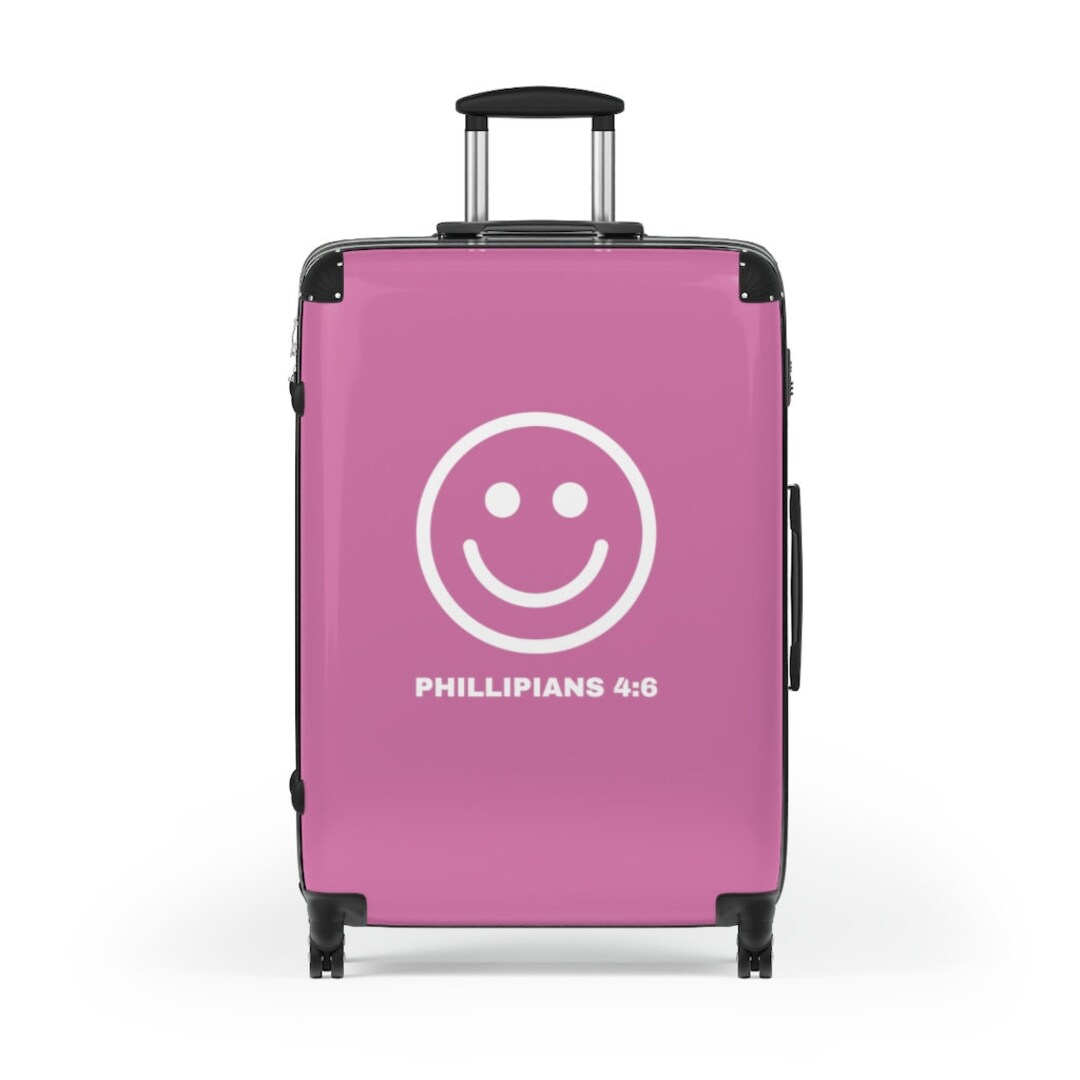 Smiley Face Suitcases - Etsy