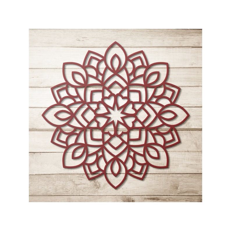 Mandala Metal Wall Art - Etsy