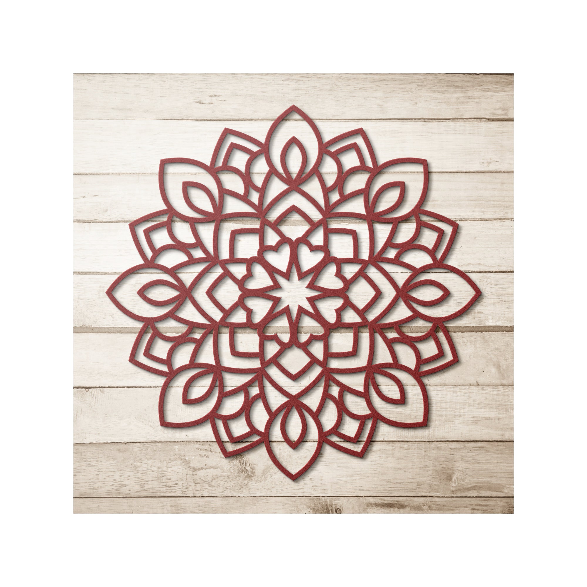 Mandala Metal Wall Art - Etsy