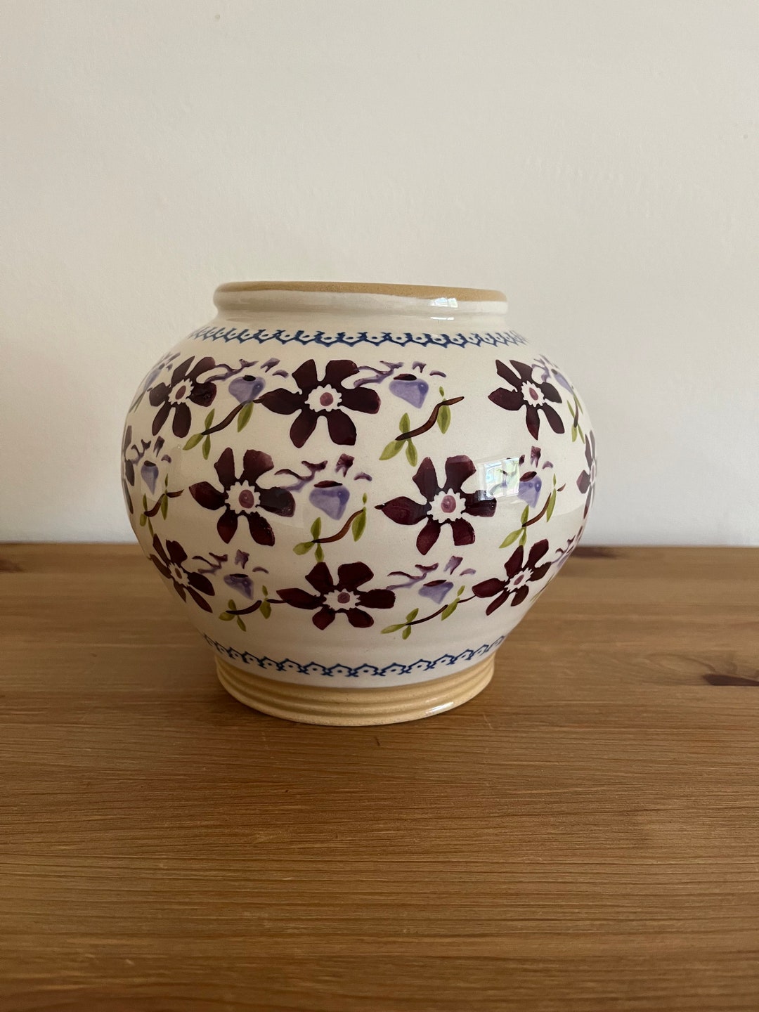 Nicholas Mosse Clematis Vase, Irish Pottery, Collectible, Made in ...