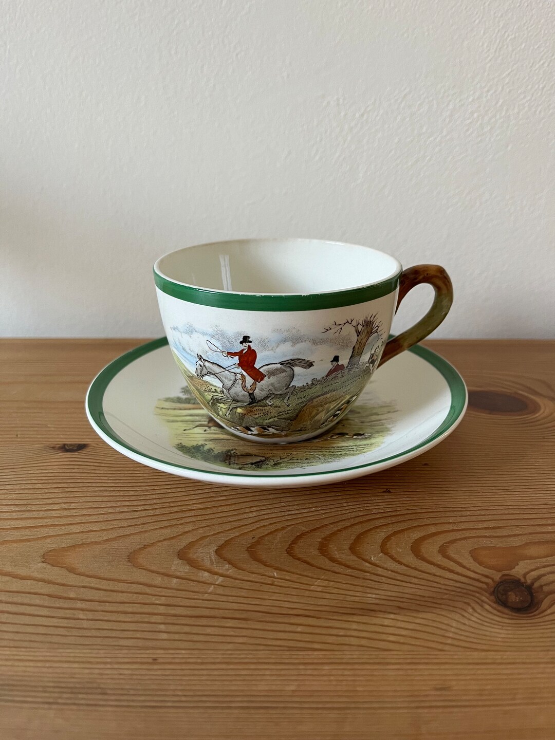 Vintage Copeland Spode Tea Cup and Saucer With Hunting Scenes by J. F ...