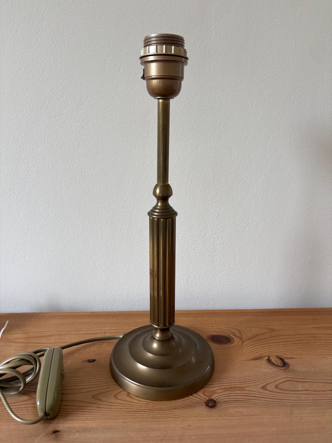 Vintage Laura Ashley Brass Column Lamp Base. - Etsy