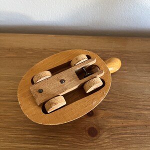 Vintage Czech Wooden Tortoise, Turtle, 1970s, Bobbing Wobbly Head Push ...