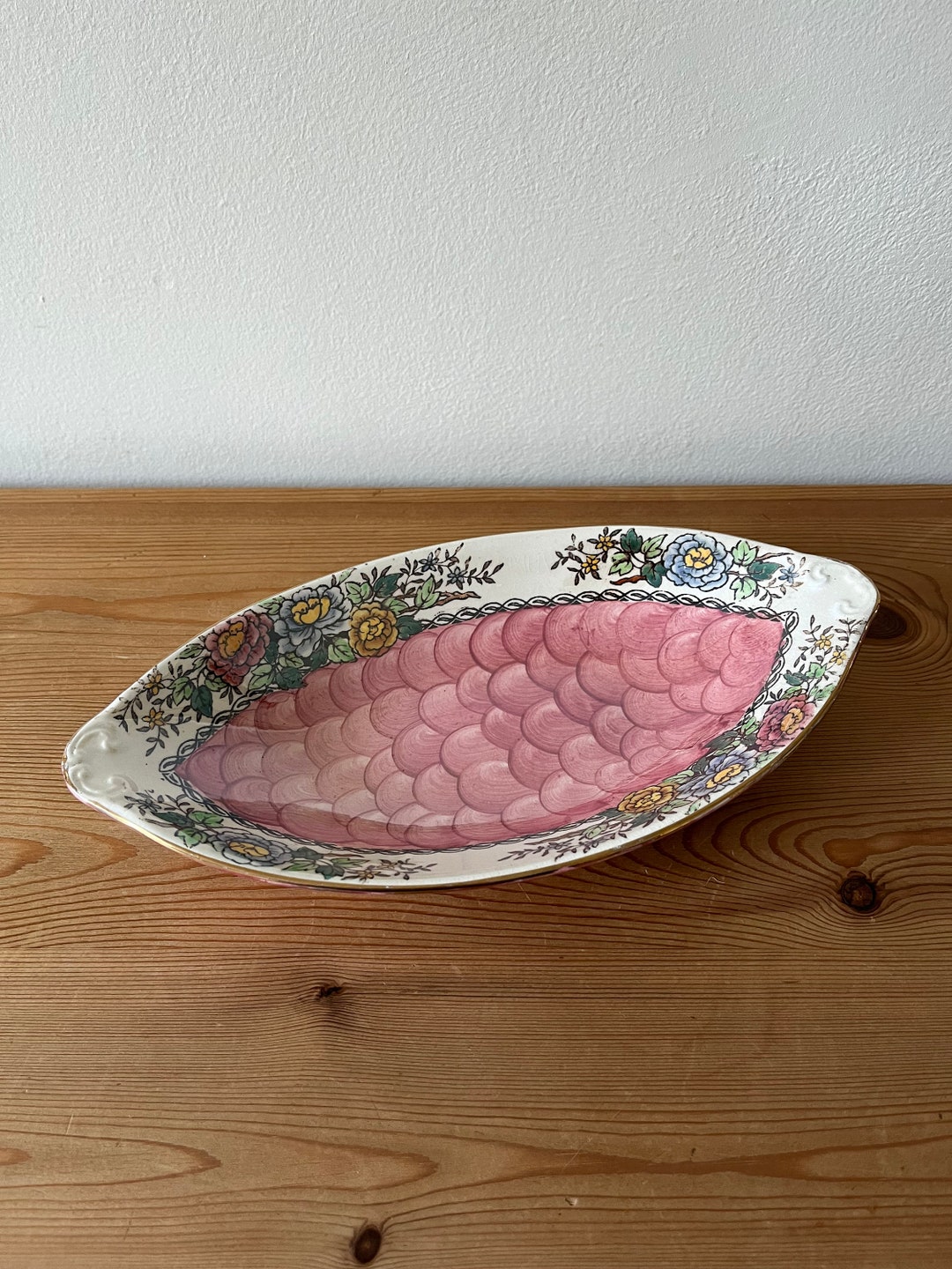 Maling Ware Porcelain Dish, Pink Lustreware, Made in England - Etsy UK