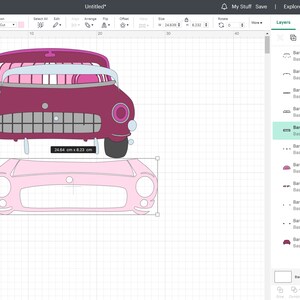 Pink Car Svg, Pink Convertible Car Svg, Pink Doll Car Svg, Eps, Png ...