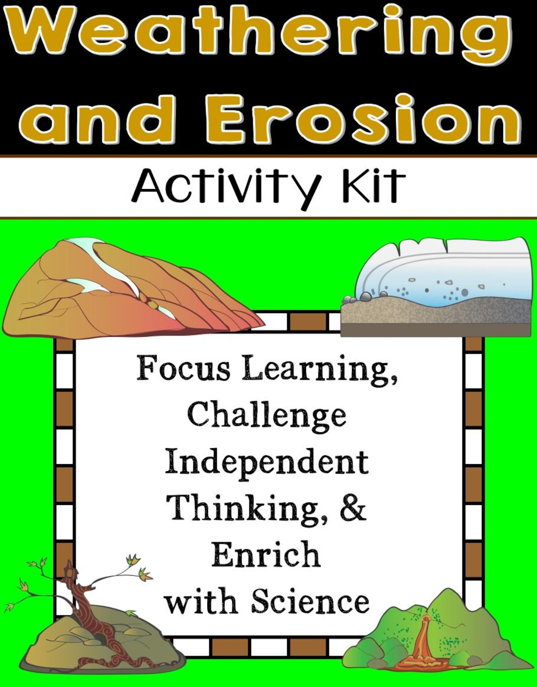 Weathering and Erosion Choice Board Activities - Etsy