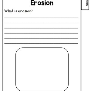 Weathering and Erosion Choice Board Activities - Etsy