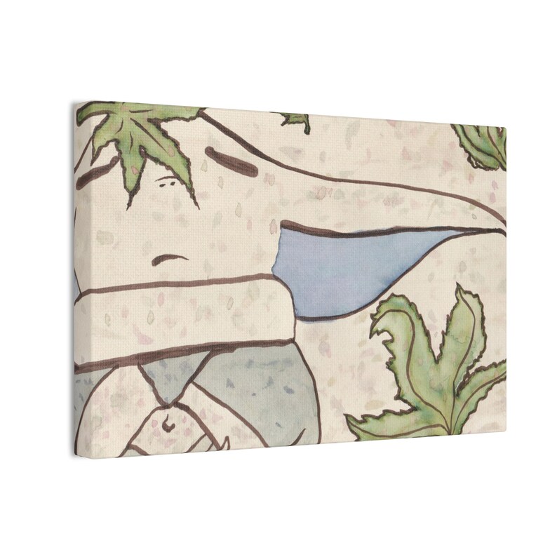Baby Yoda x Soot Sprites Zen inspiró Stoner Art de Bryann Lea A leaf on ...