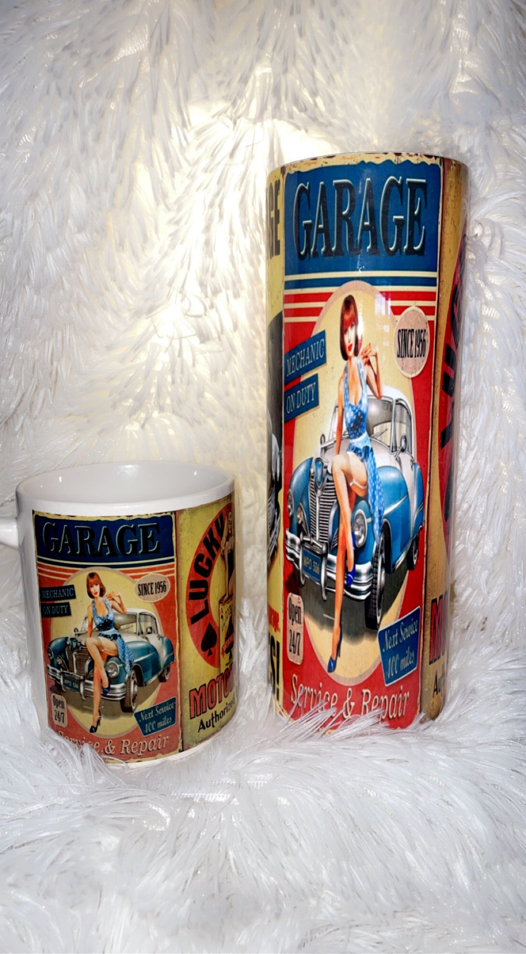 Pin up Garage Quotes Wrap - Etsy