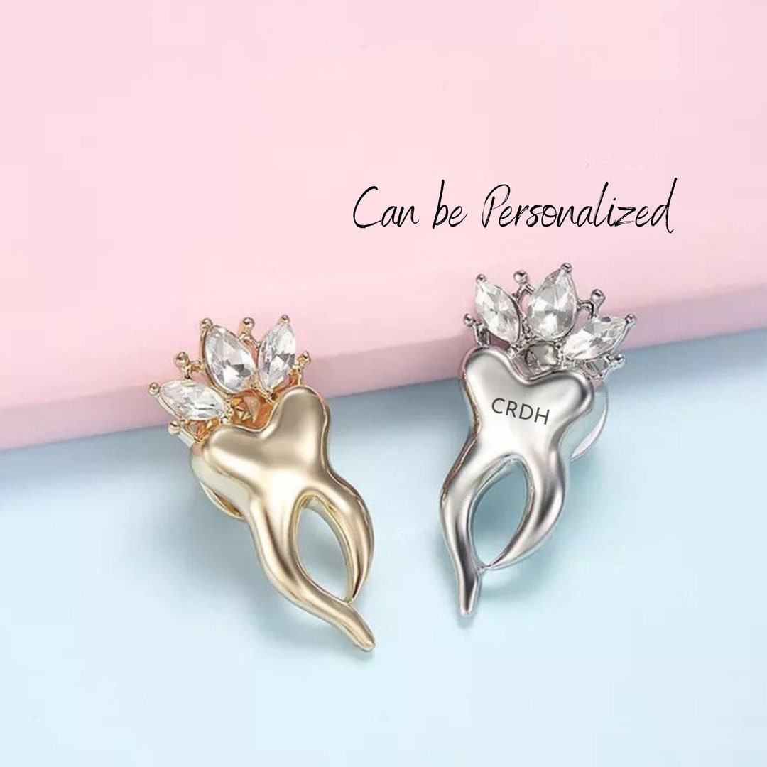 Crown Tooth Pin, Dental Badge Pin, Dentist, Rdh, Dental Hygienist ...