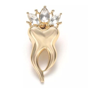 Crown Tooth Pin, Dental Badge Pin, Dentist, Rdh, Dental Hygienist ...
