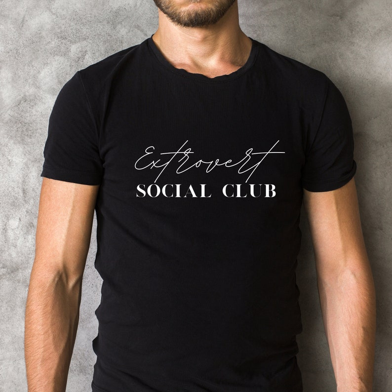 Extrovert Social Club Shirt - Etsy