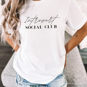 Introvert Social Club Unisex Shirt - Etsy