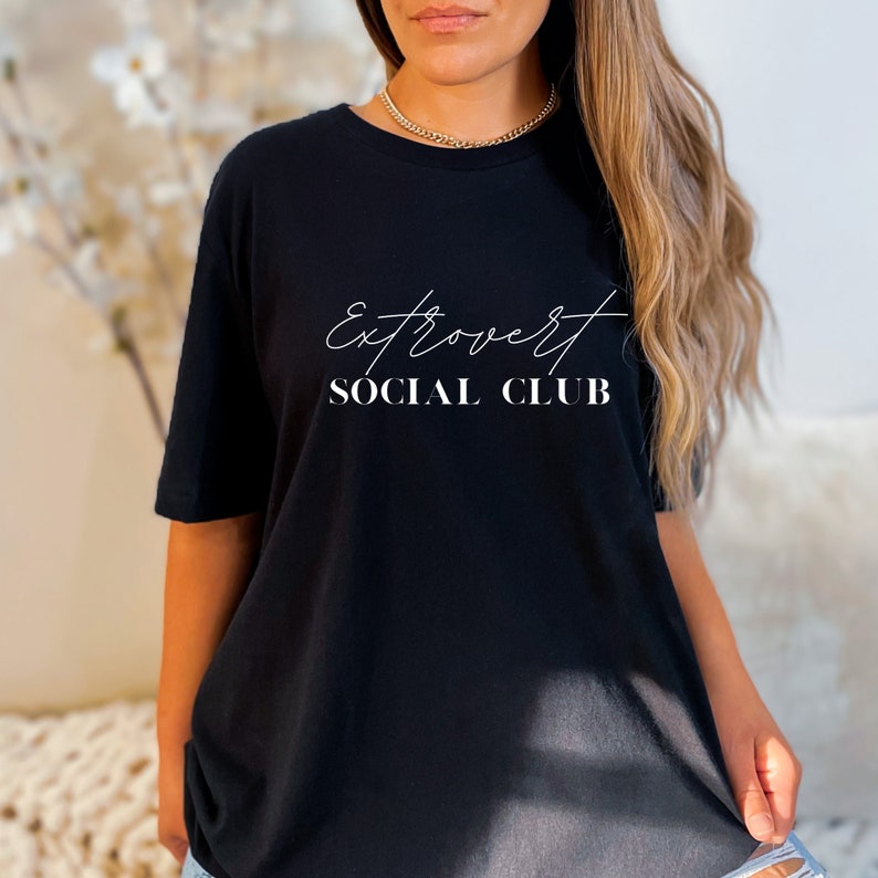 Extrovert Social Club Shirt - Etsy