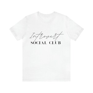 Introvert Social Club Unisex Shirt - Etsy