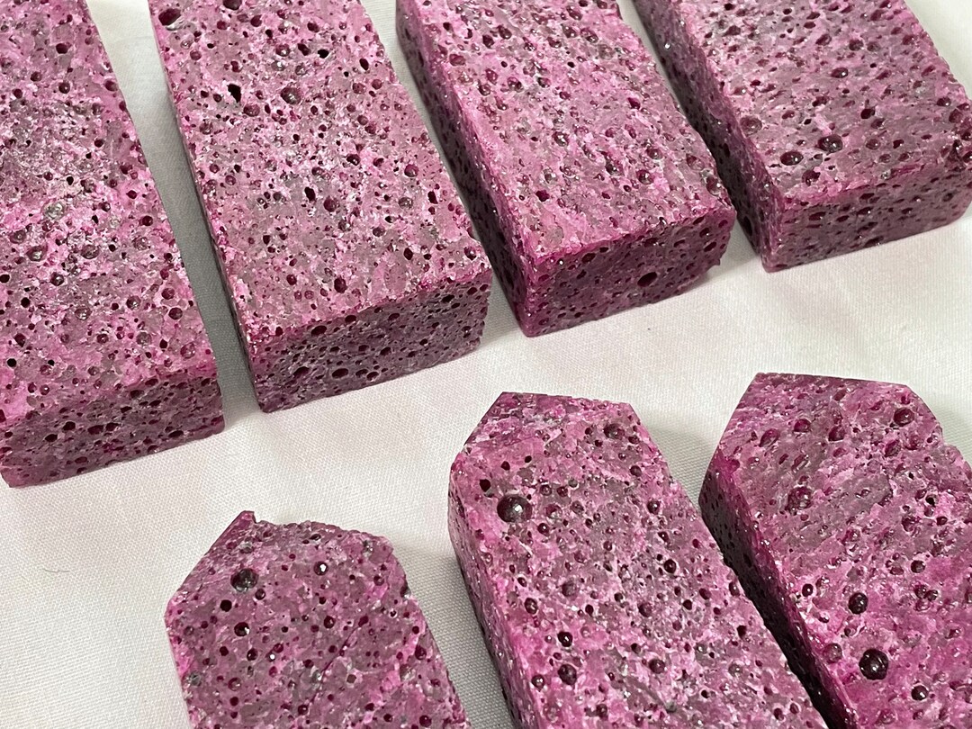 Ruby Honeycomb Crystal Points!!! Rare Find!!!! - Etsy