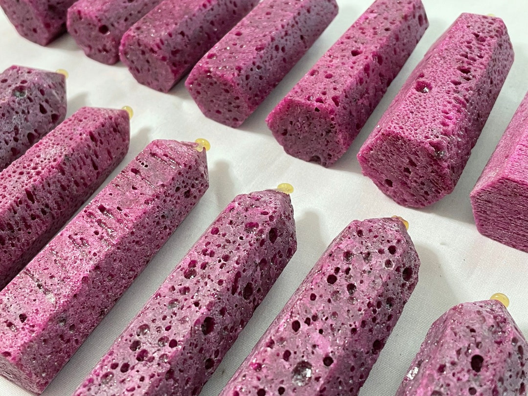 Ruby Honeycomb Crystal Points!!! Rare Find!!!! - Etsy Australia