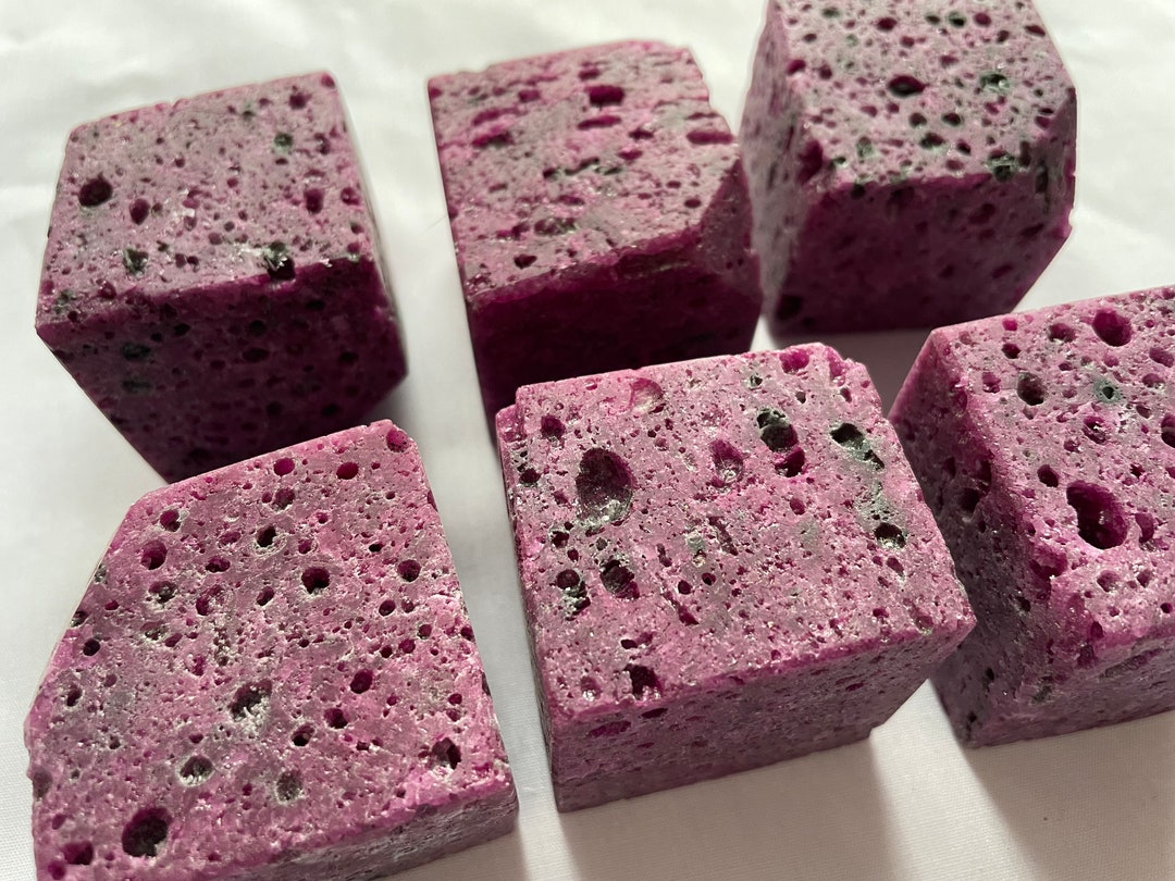 Ruby Honeycomb Crystal Cubes!!! Rare Find!!!! - Etsy