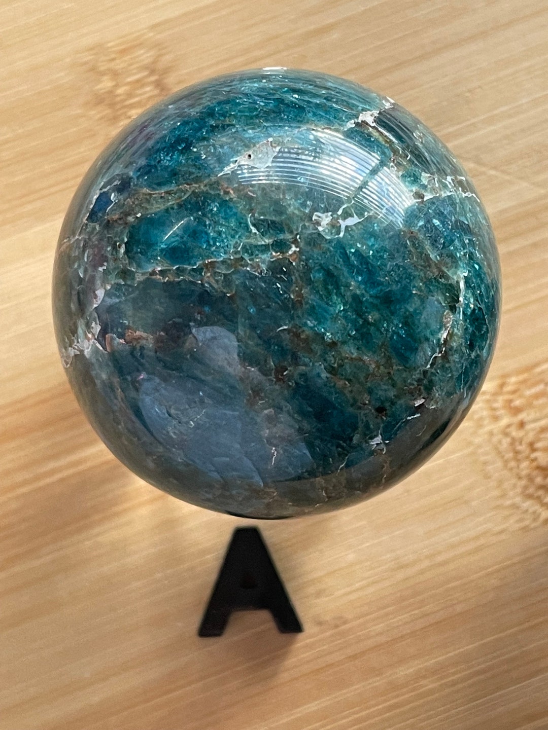 Blue Apatite Sphere - Etsy