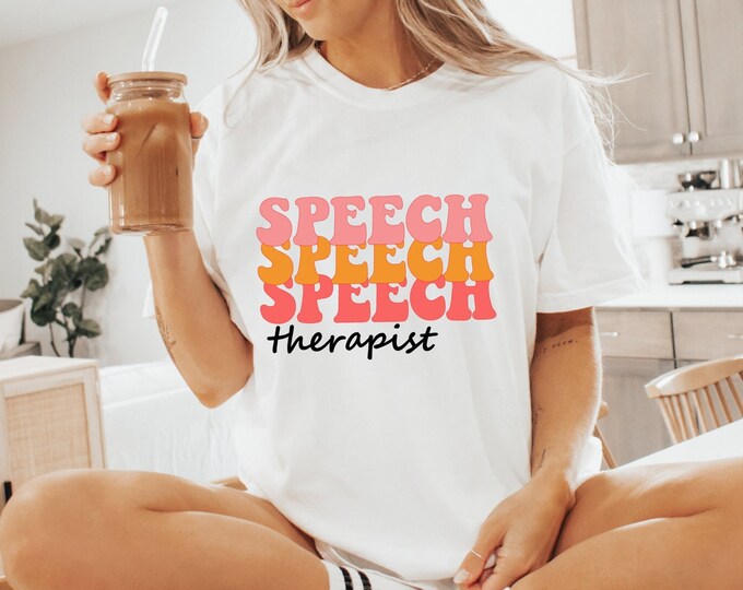 SLP Shirt, Speech Therapy Shirt, Speech Therapist Tshirt, Speech ...