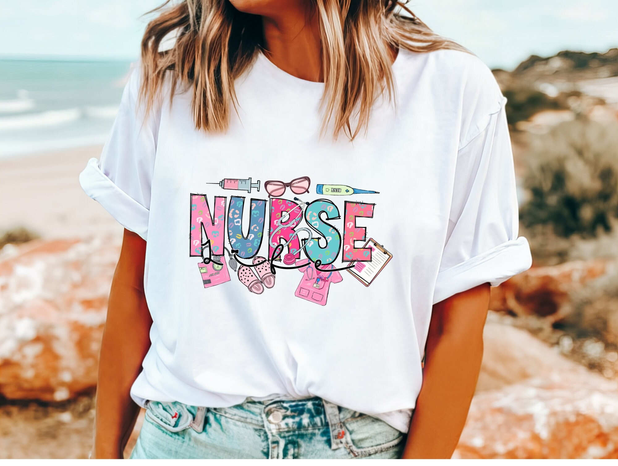 Cute Nurse Shirt, Nurse Life Shirt, Nurse Gift, Gift for Nurse, Nurse ...