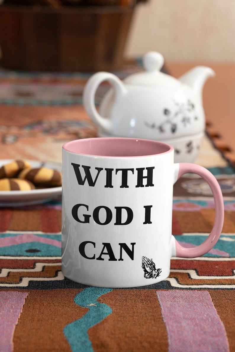 GOD Coffee Mugs, Christian Coffee Mug, Religious Gift, Faith Mug, Bible ...