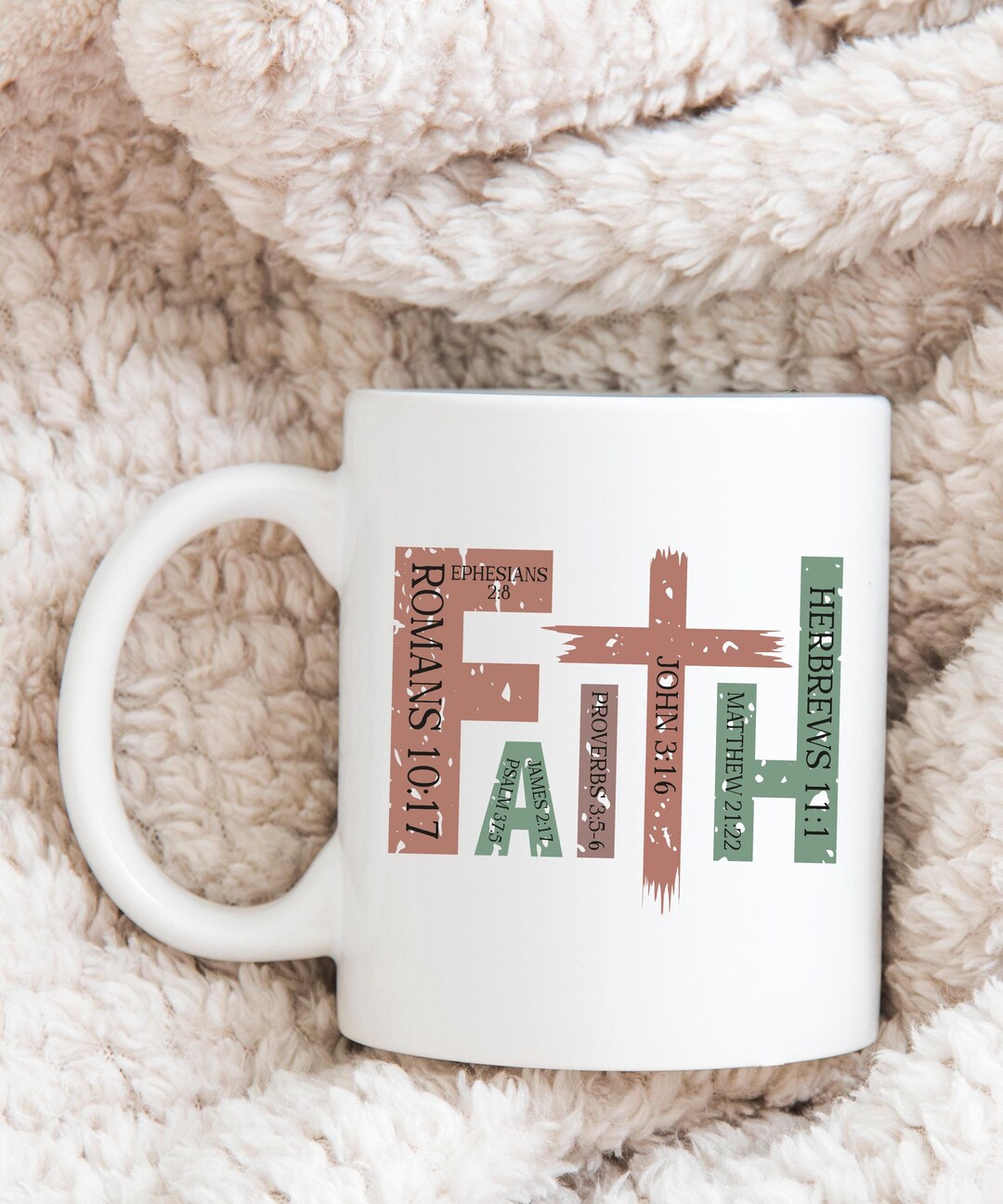 Faith Mug, GOD Coffee Mugs, Christian Coffee Mug, Religious Gift, Bible ...