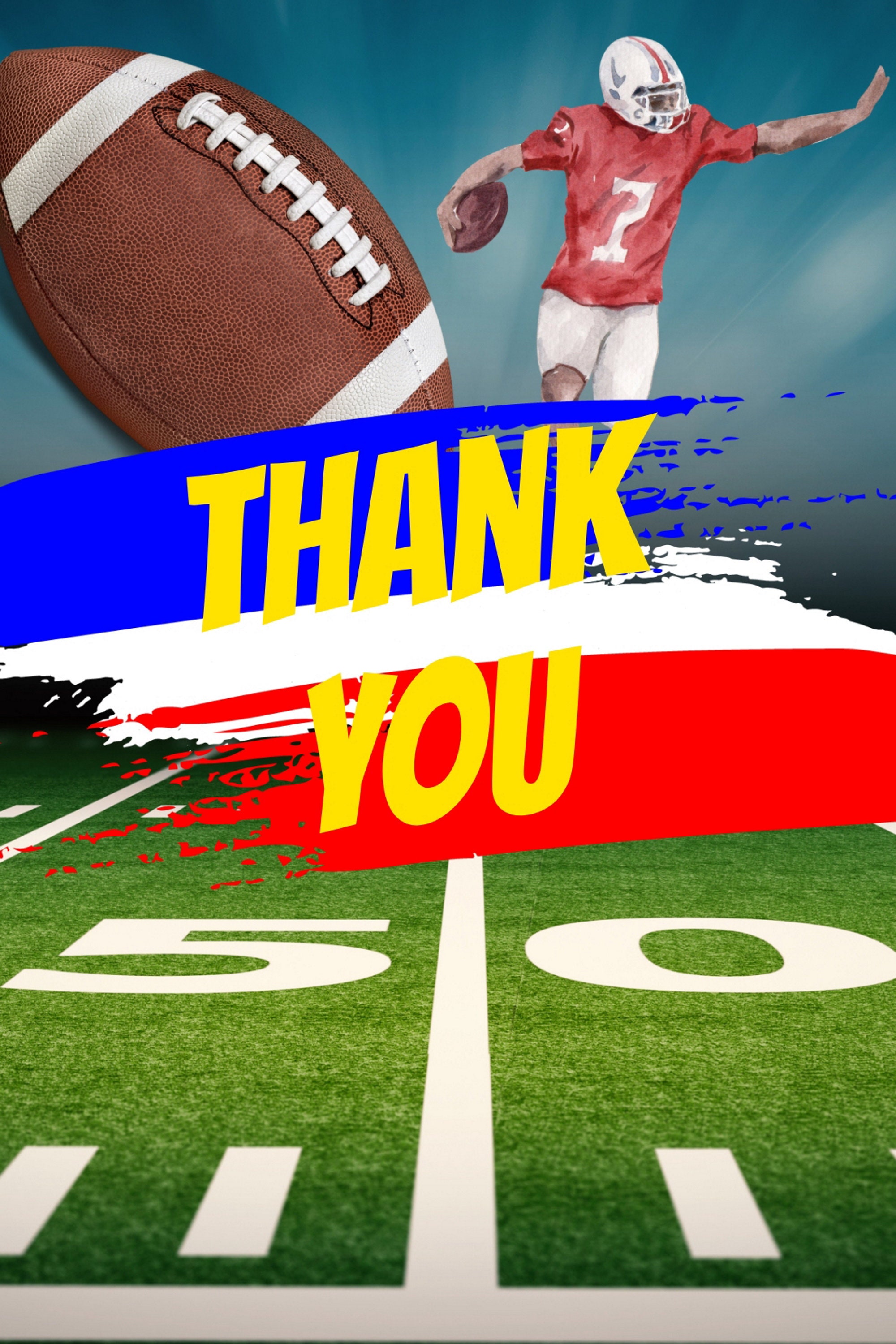 Editable Birthday Invitation Huddle up and Celebrate Party - Etsy