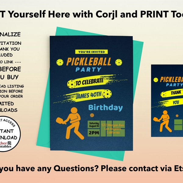 Pickleball Themed Party - Etsy