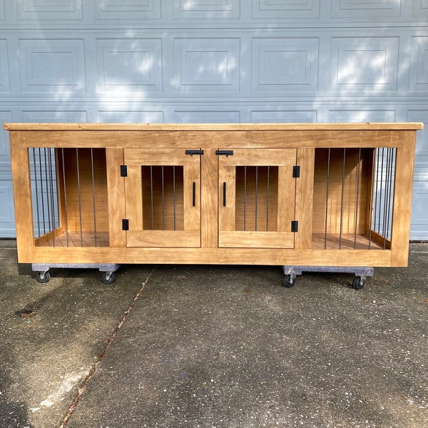 Double Dog Kennel - Etsy