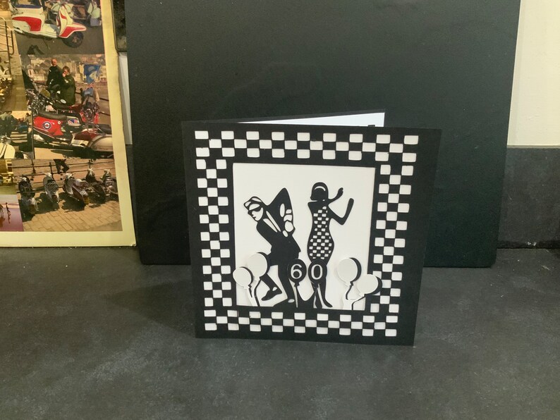 Ska Mod Two Tone Skanking Dancing Birthday Anniversary or Any Other ...