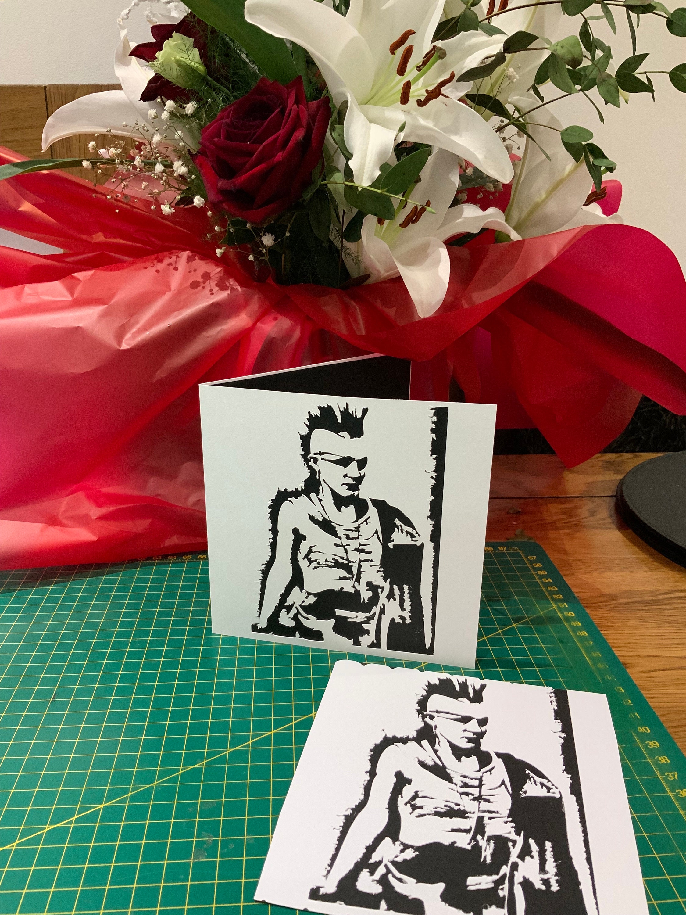 Punk Rocker, Music, Punk Greeting Card, Birthday. Fathers Day - Etsy UK