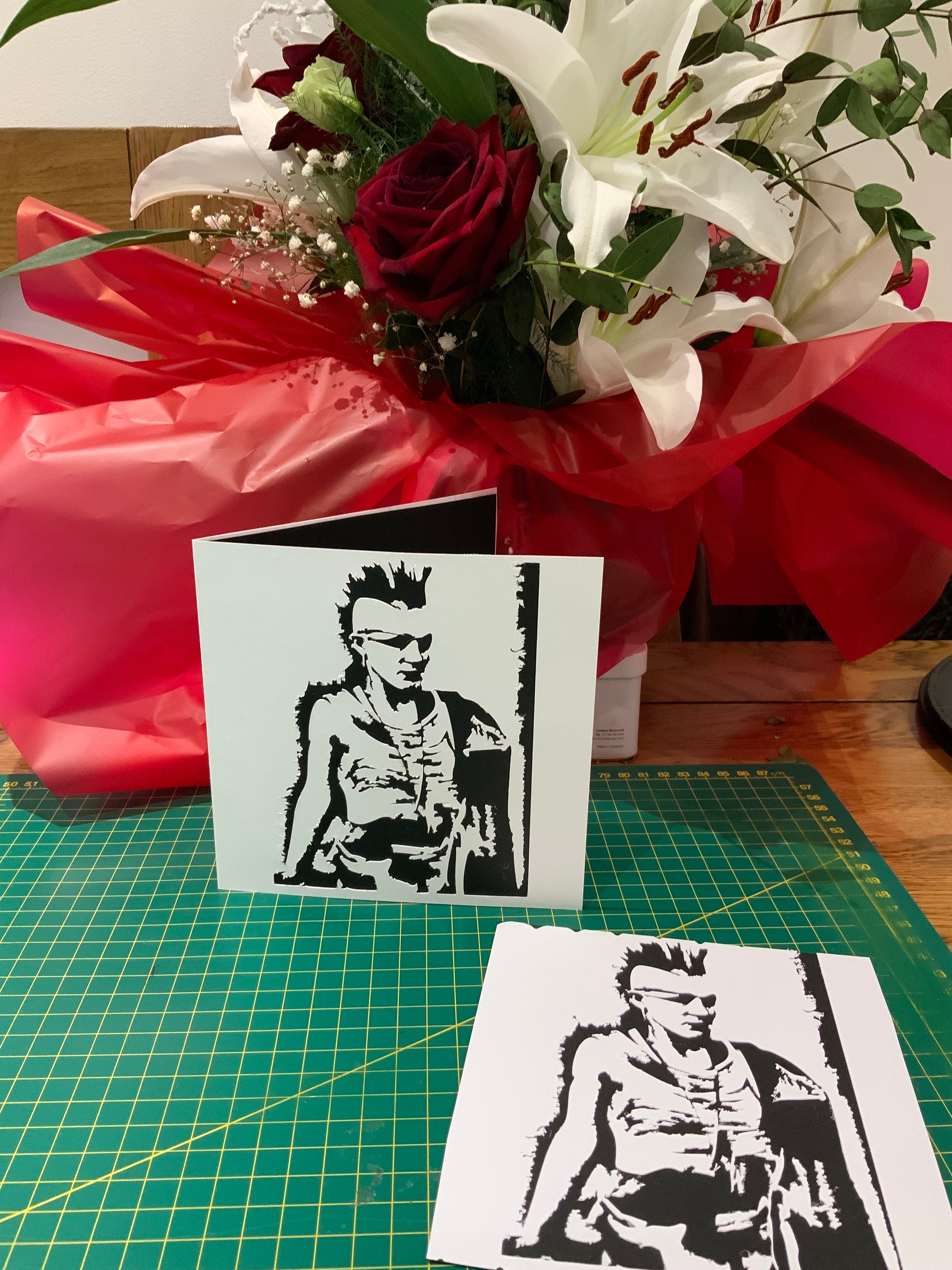 Punk Rocker, Music, Punk Greeting Card, Birthday. Fathers Day - Etsy UK