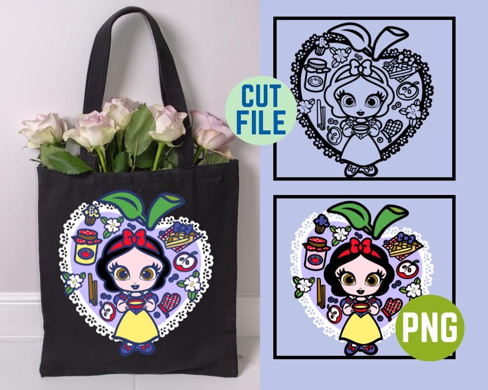 Retro Snow White Princess PNG: Classic Tee Design (digital Download) - Etsy