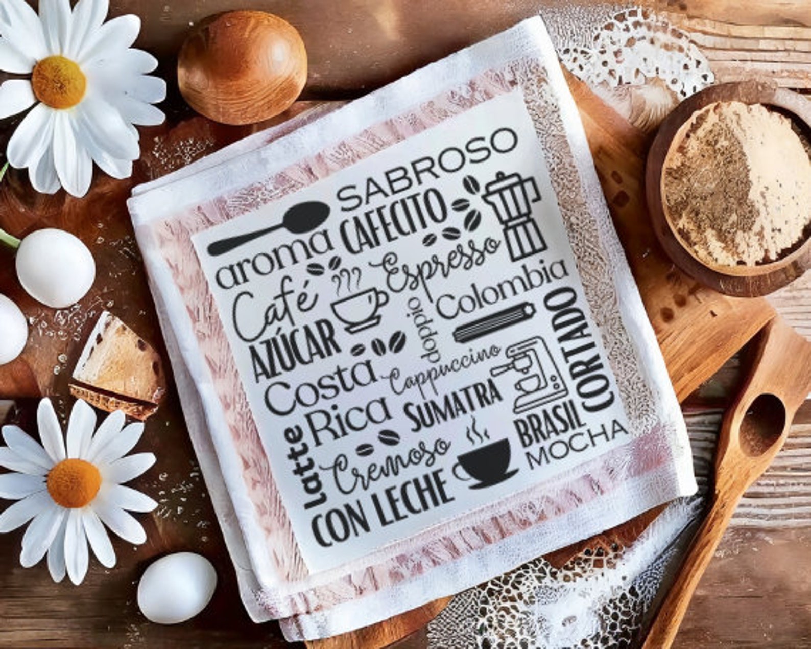 Spanish Coffee Digital File, Coffee Svg, Kitchen Decor, Spanish Phrases ...