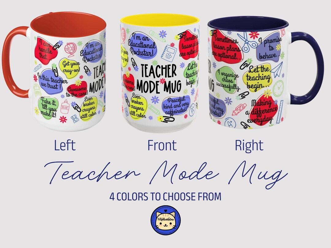 Funny Teacher Coffee Mug: Teacher Appreciation Gift, Fun Classroom ...