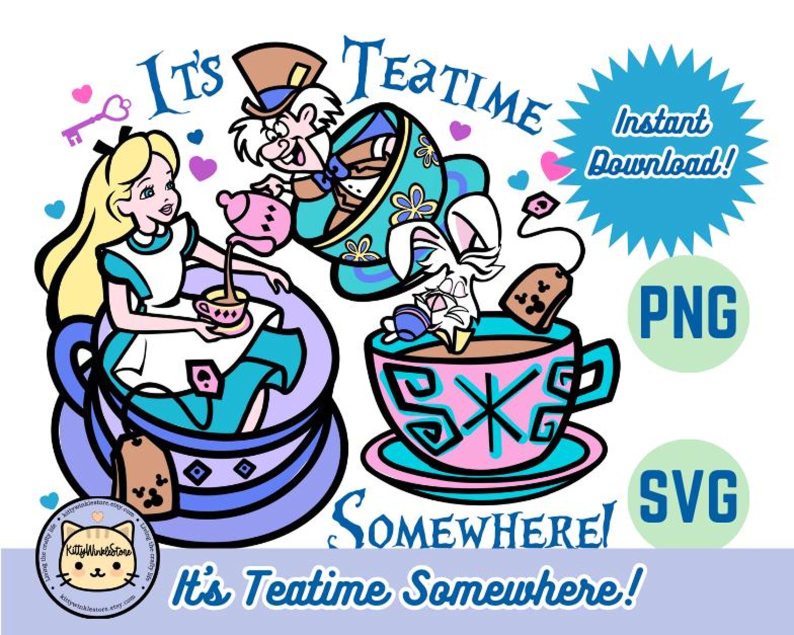 Alice in Wonderland, It's Teatime Somewhere, Teacup Party, Madhatter Tea Party, Teacups, Mad ...