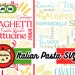 Pasta Svg, Italian Kitchen Digital File, Kitchen Decor, Noodle Svg ...
