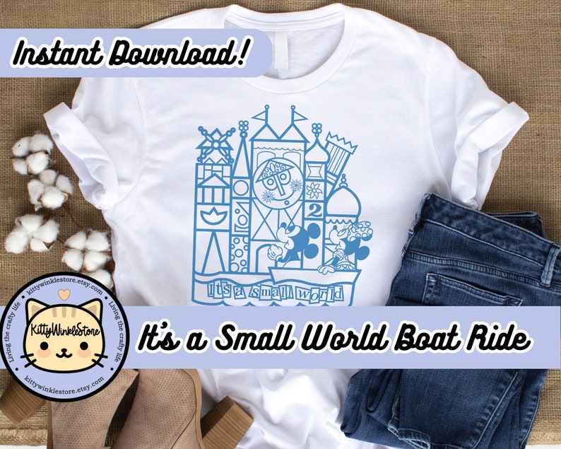 It's A Small World Cut File: Fantasyland Clock Tower, Boat Ride ...