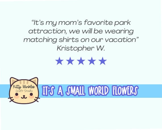 It's A Small World Flowers SVG, Hello, Goodbye, Boho Flower Design ...