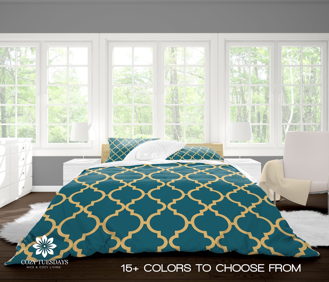 Preppy Duvet Cover | Pattern Duvet + Comforter Set + | Girls Pillow ...