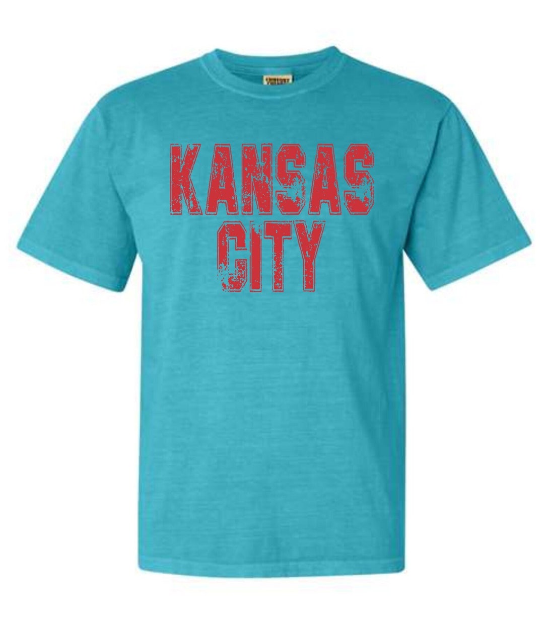 Kansas City Current Soccer Comfort Colors T-shirt - Etsy