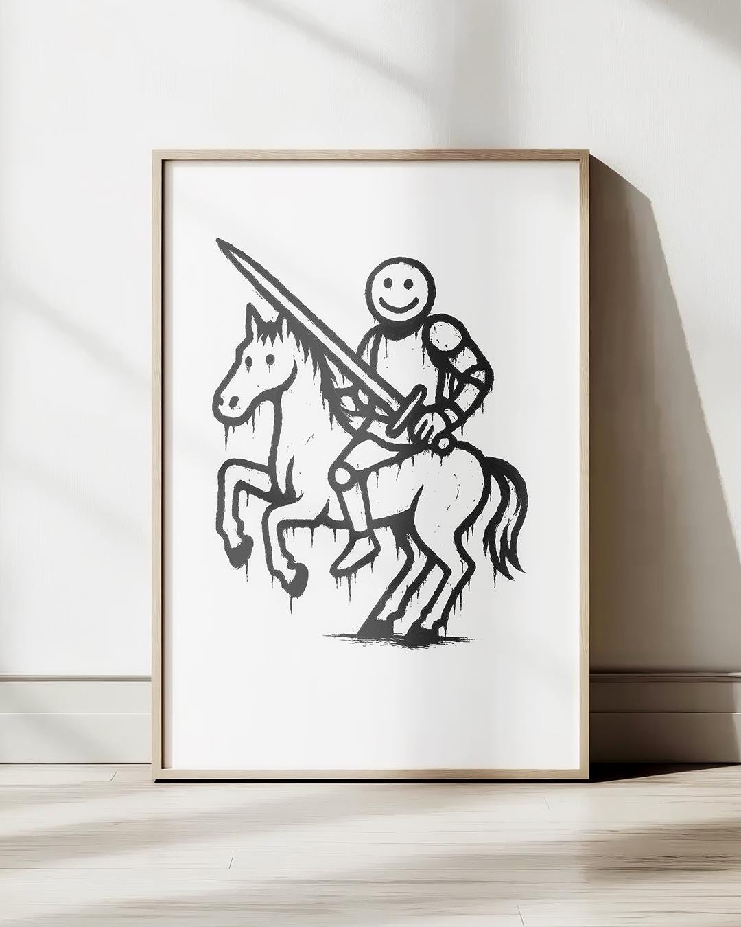 SMILE KNIGHT - Poster - Etsy