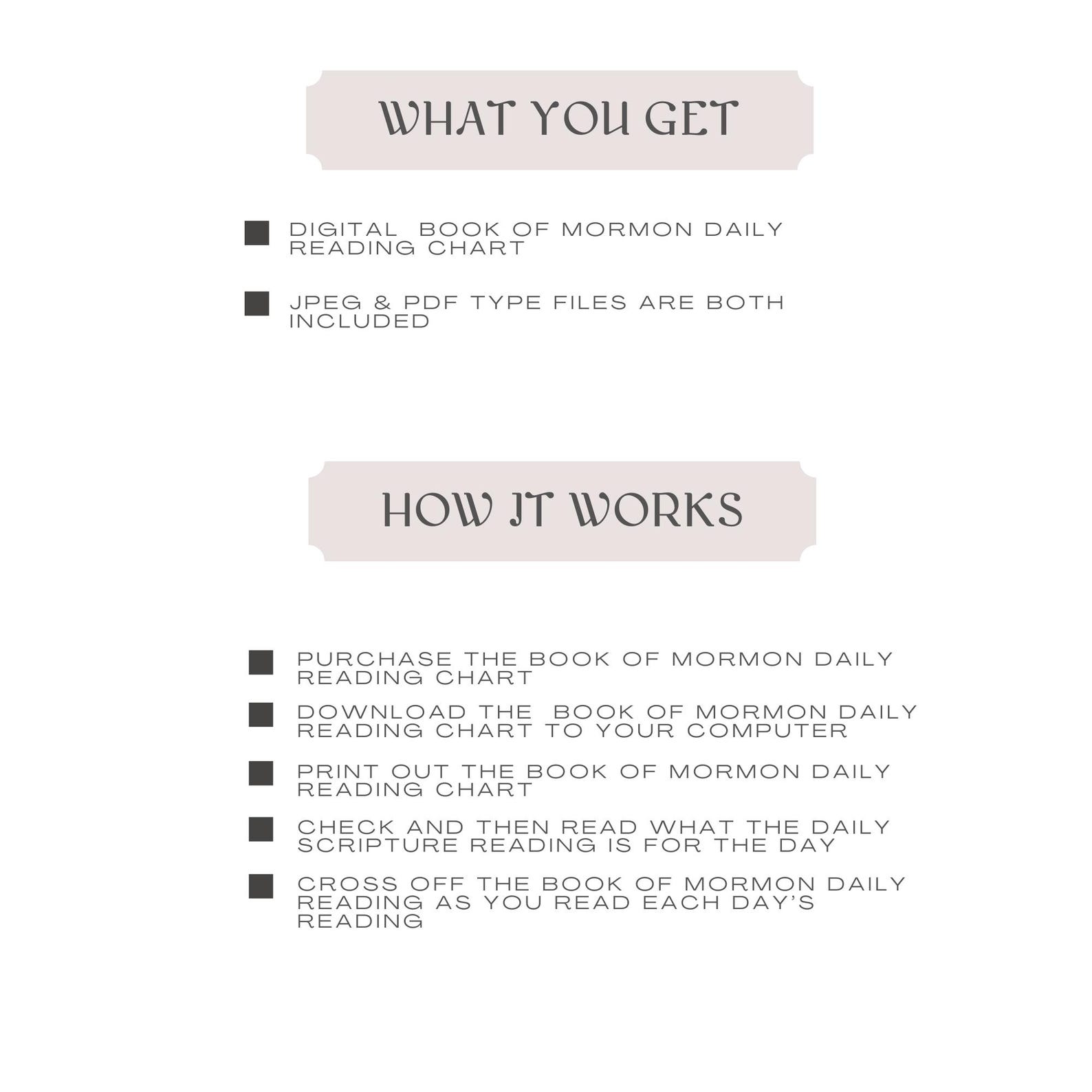 Book of Mormon Daily Reading Chart, Reading Goals, 2025, Scripture ...