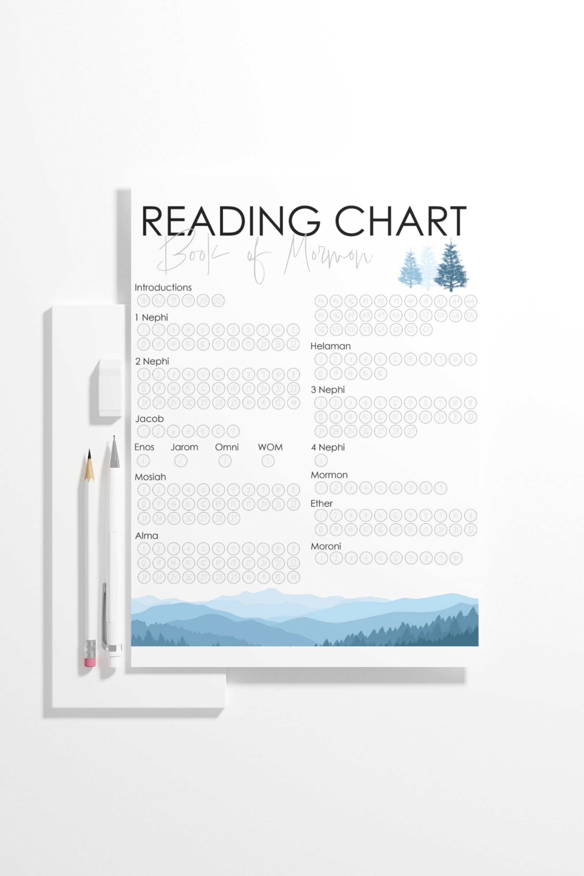 Book of Mormon, Reading Chart, Standard Works, Come Follow Me 2024 ...