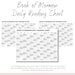 Book of Mormon Daily Reading Chart, Reading Goals, 2025, Scripture ...