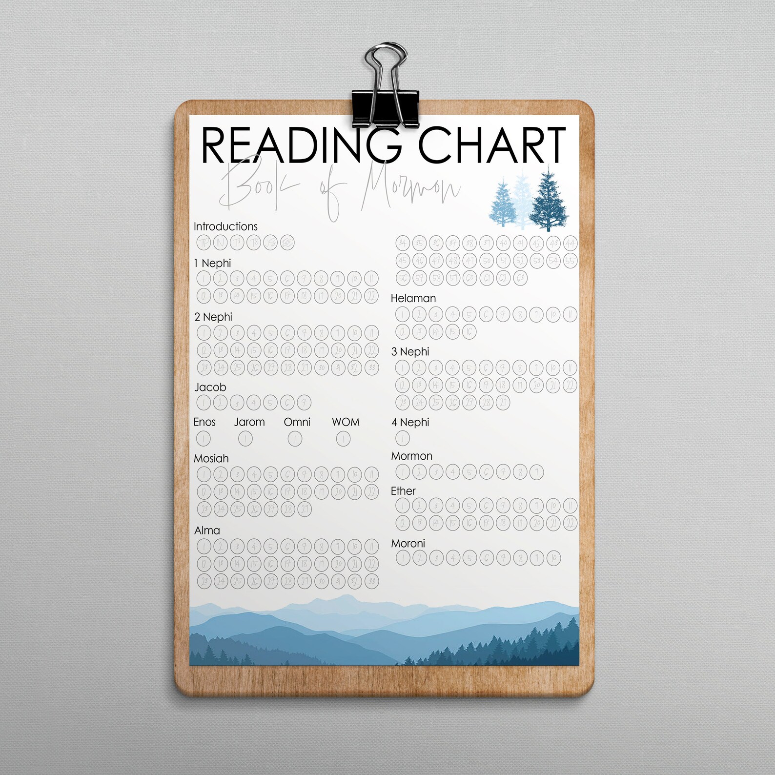 Book of Mormon, Reading Chart, Standard Works, Come Follow Me 2024 ...