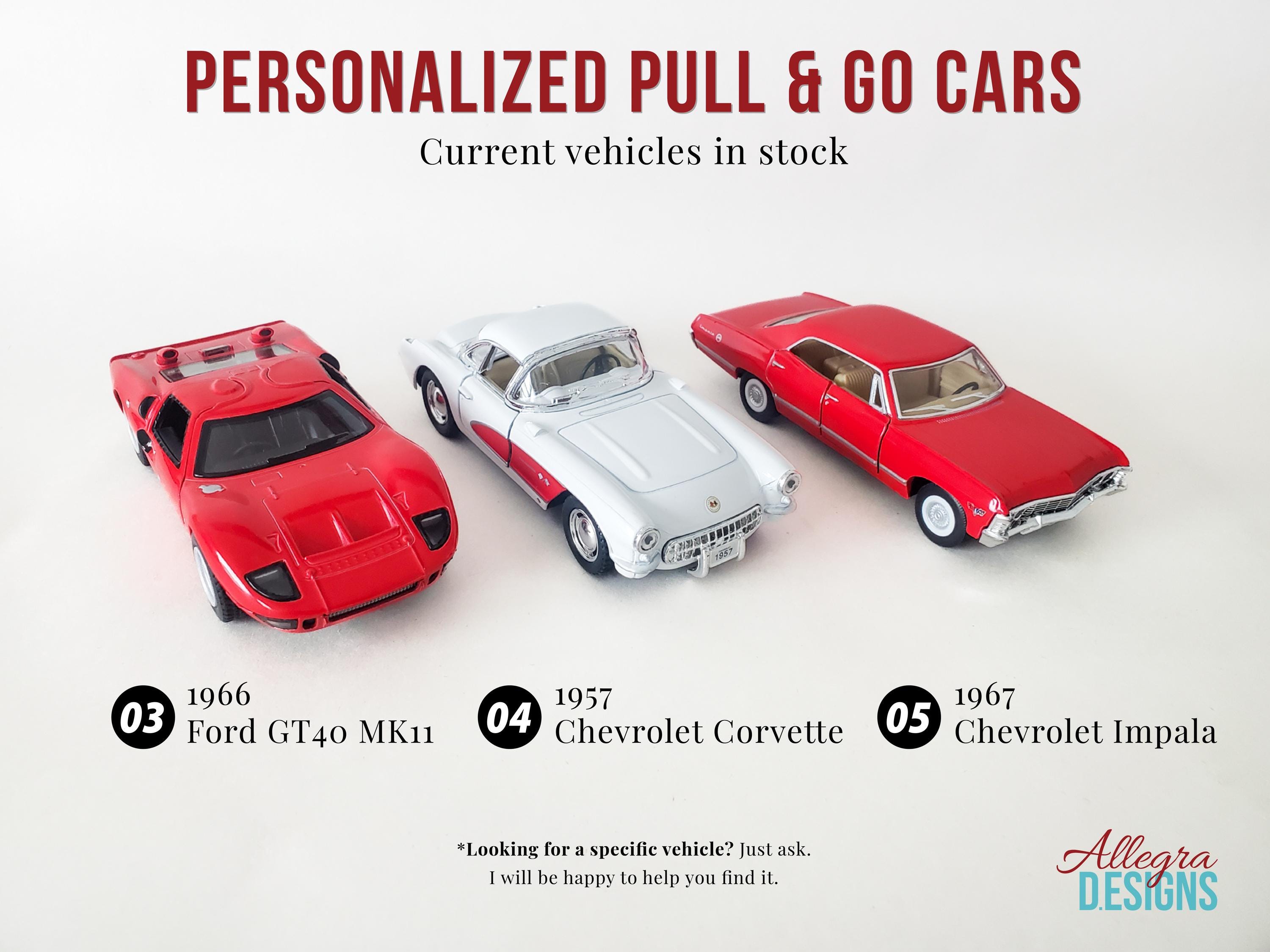 Personalized Diecast Car – Engraved Pull Back Toy, Custom Keepsake - Etsy