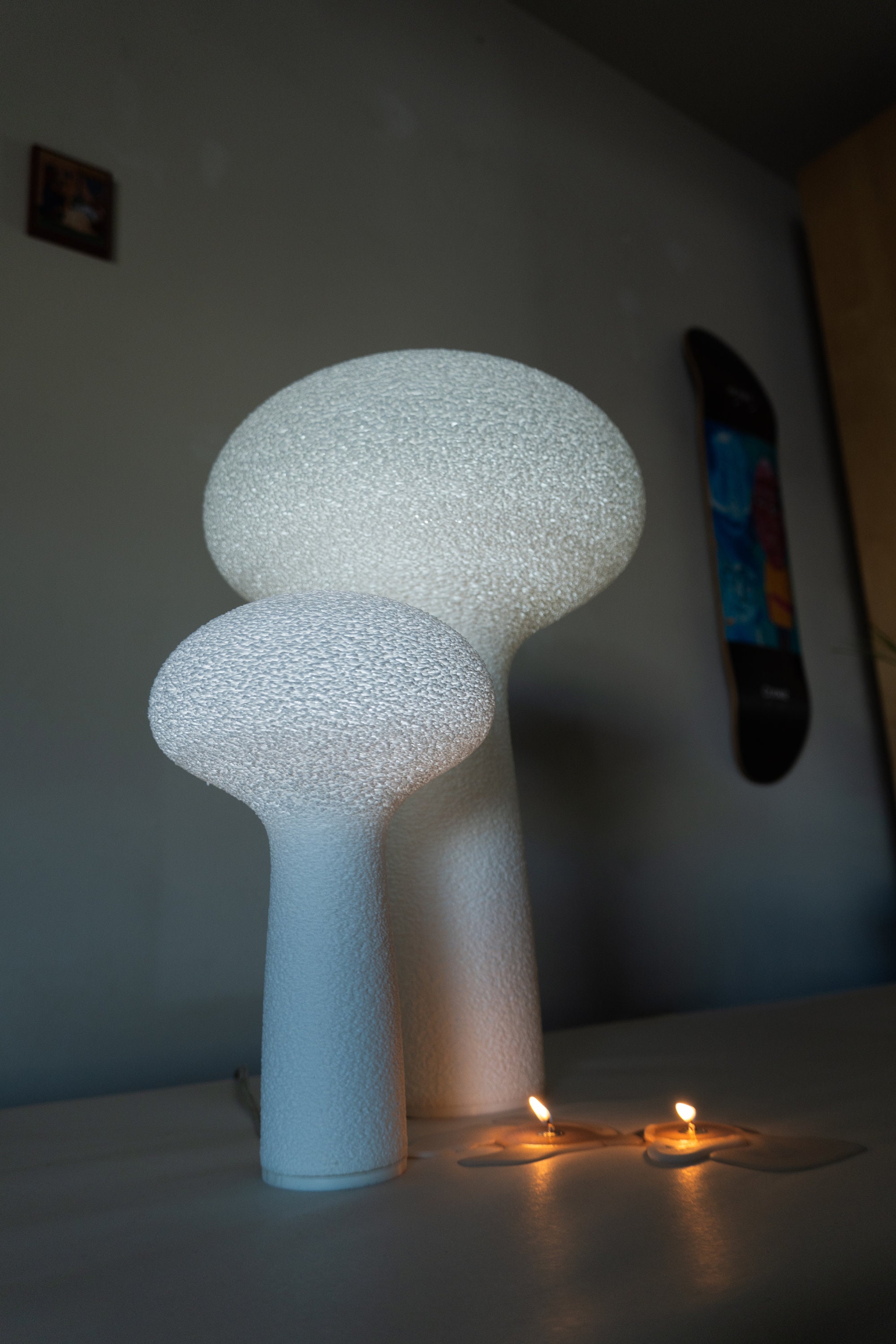 Large Textured Lamp | Made to Order Plant Based Lighting | Sculptural ...